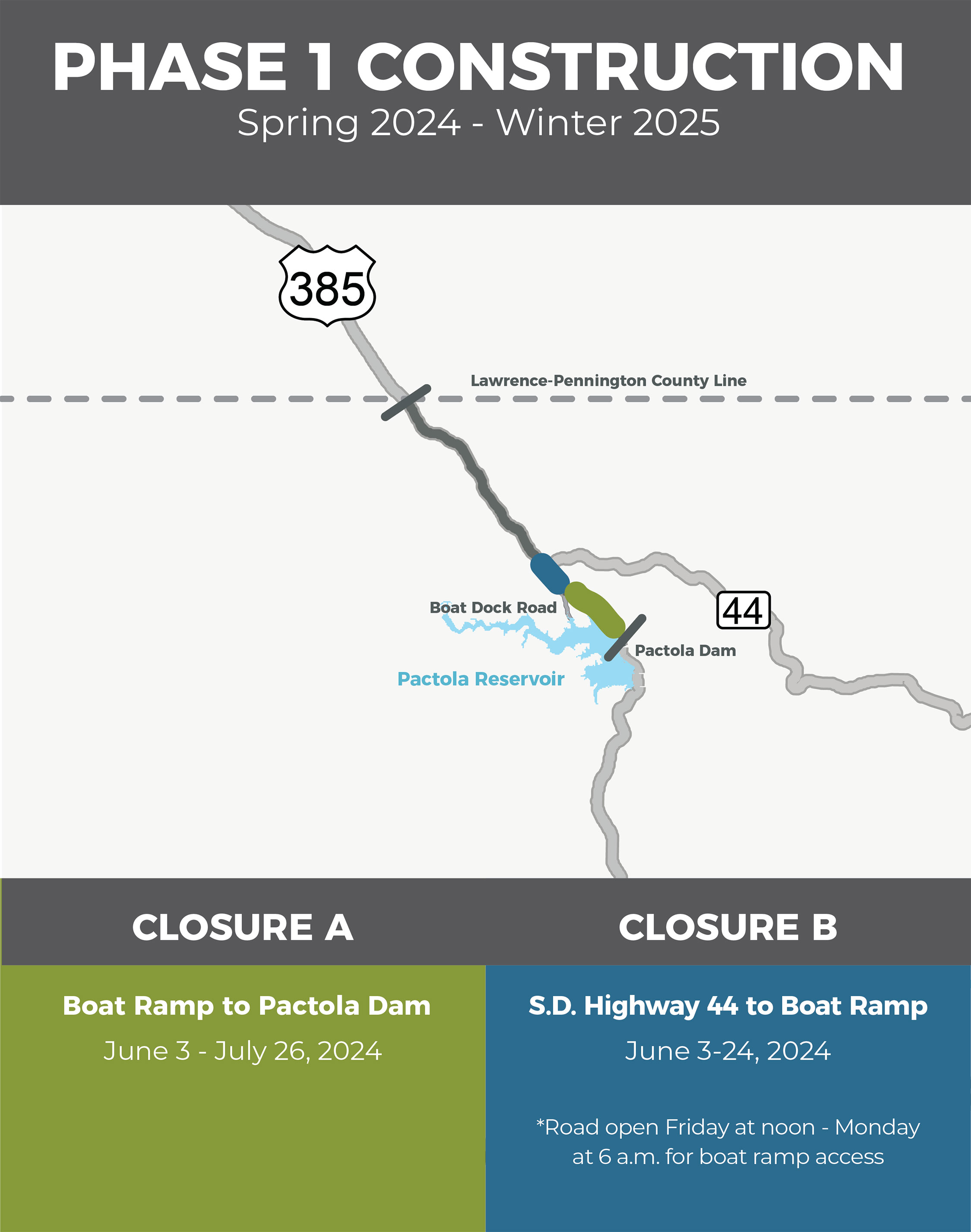 South Dakota U.S. Highway 385 Construction - Pennington-Lawrence County ...